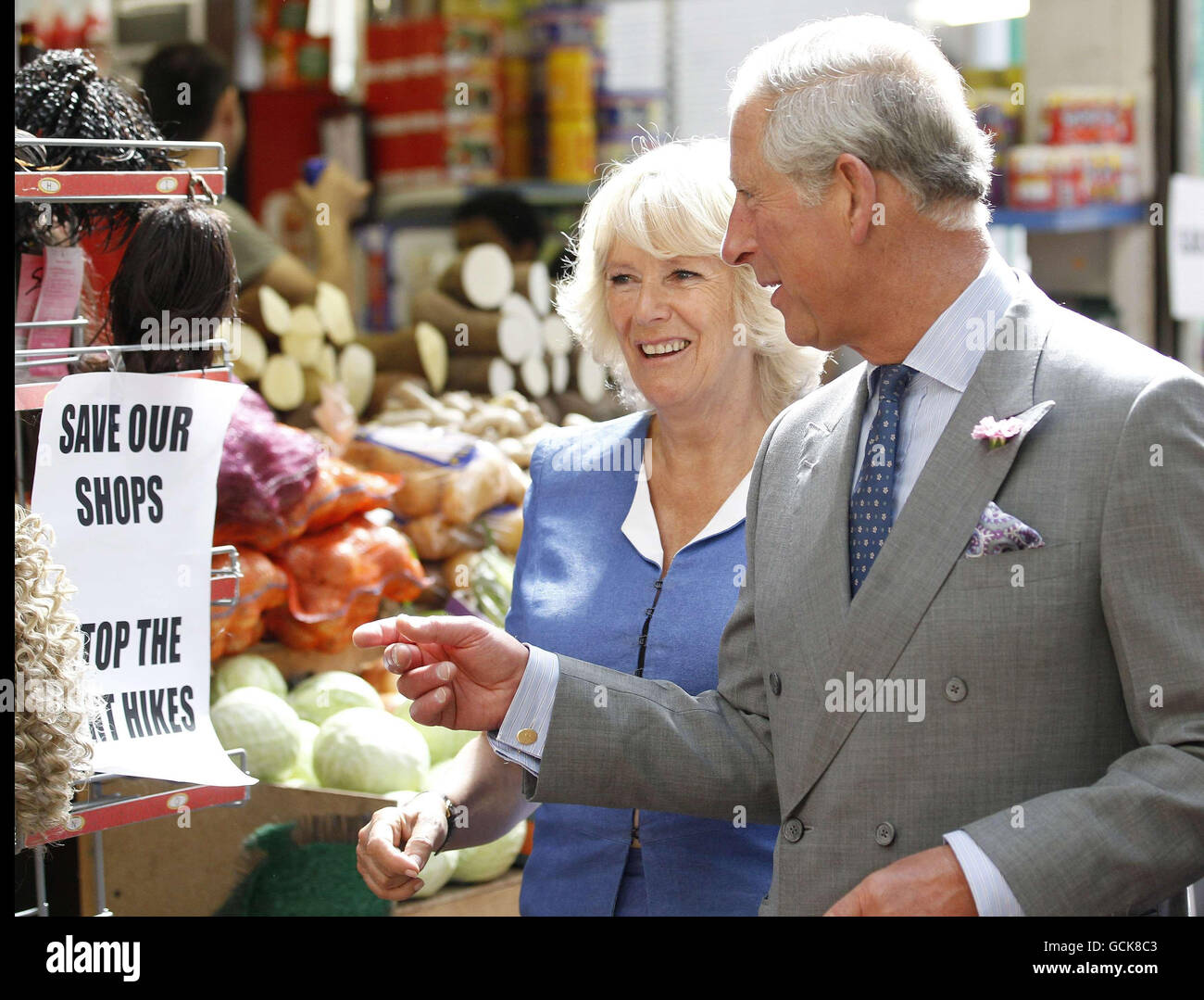 The Prince of Wales and the Duchess of Cornwall during a visit to ...