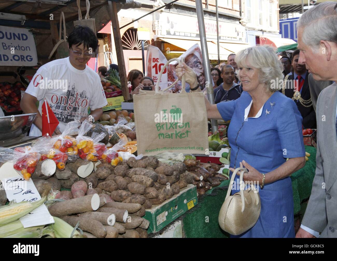 The Prince of Wales and the Duchess of Cornwall during a visit to ...