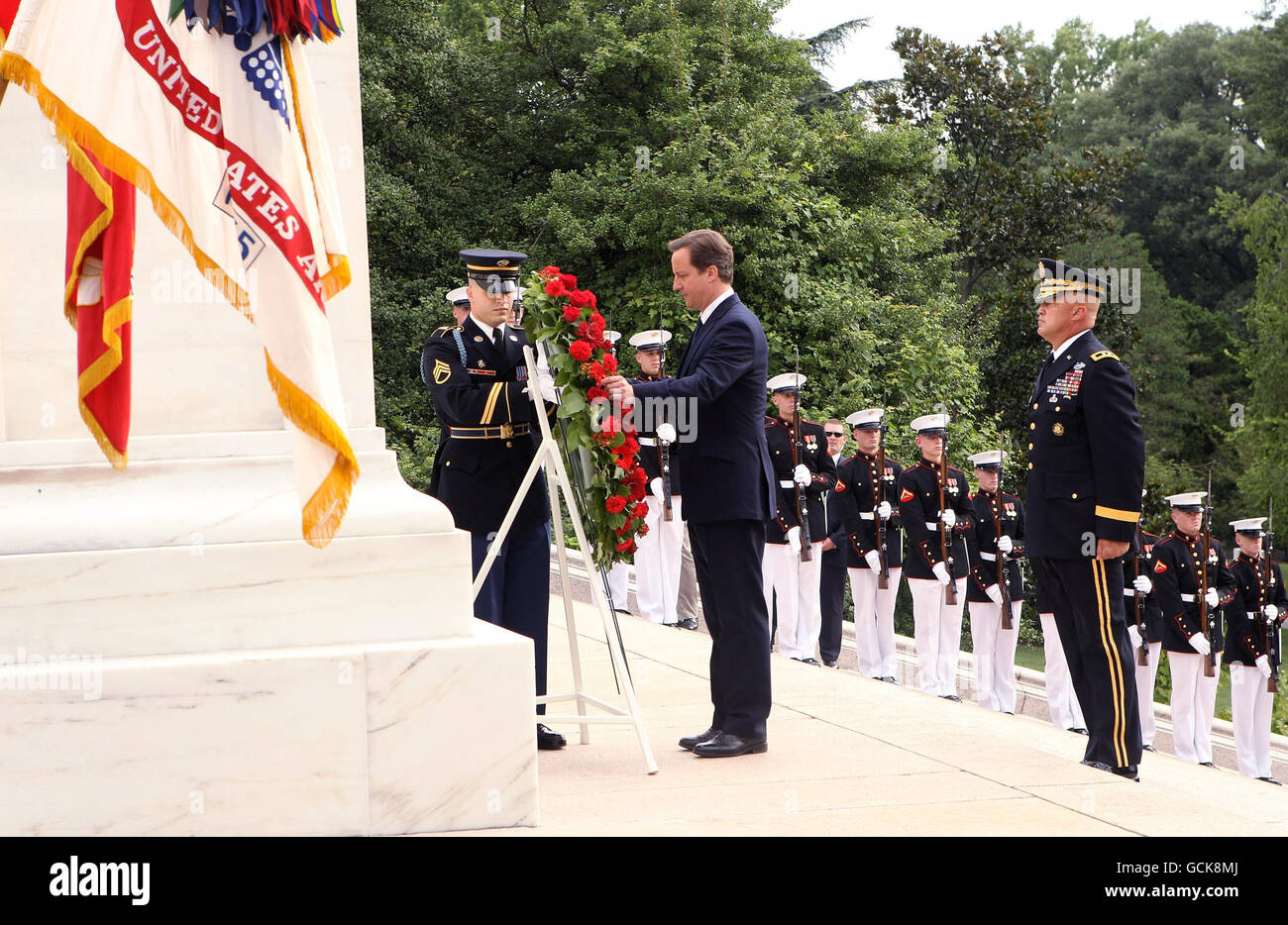 Cameron visits US Stock Photo - Alamy