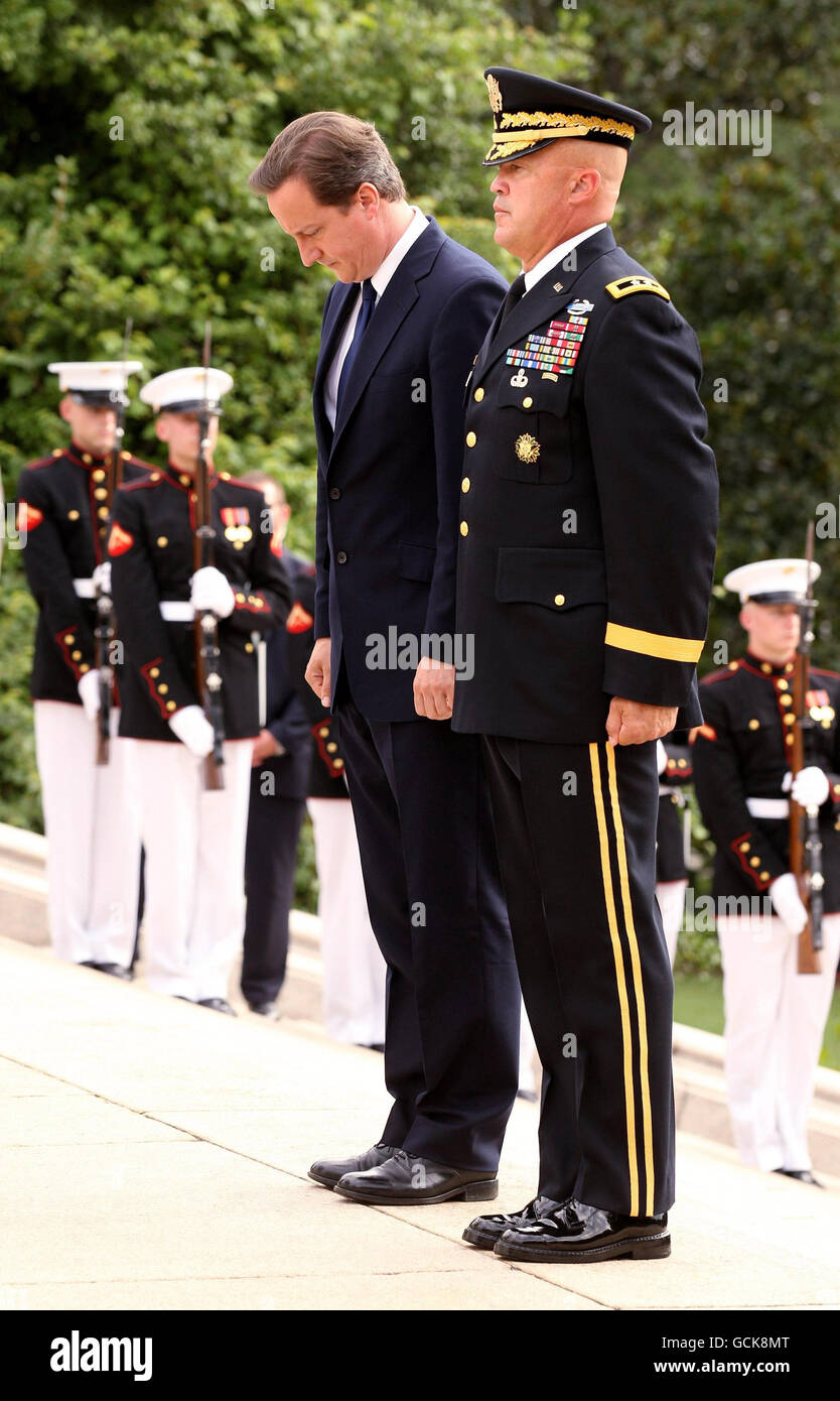 Cameron visits US Stock Photo - Alamy