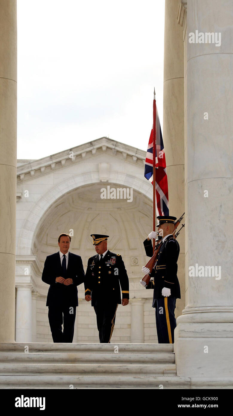 Cameron visits US Stock Photo - Alamy
