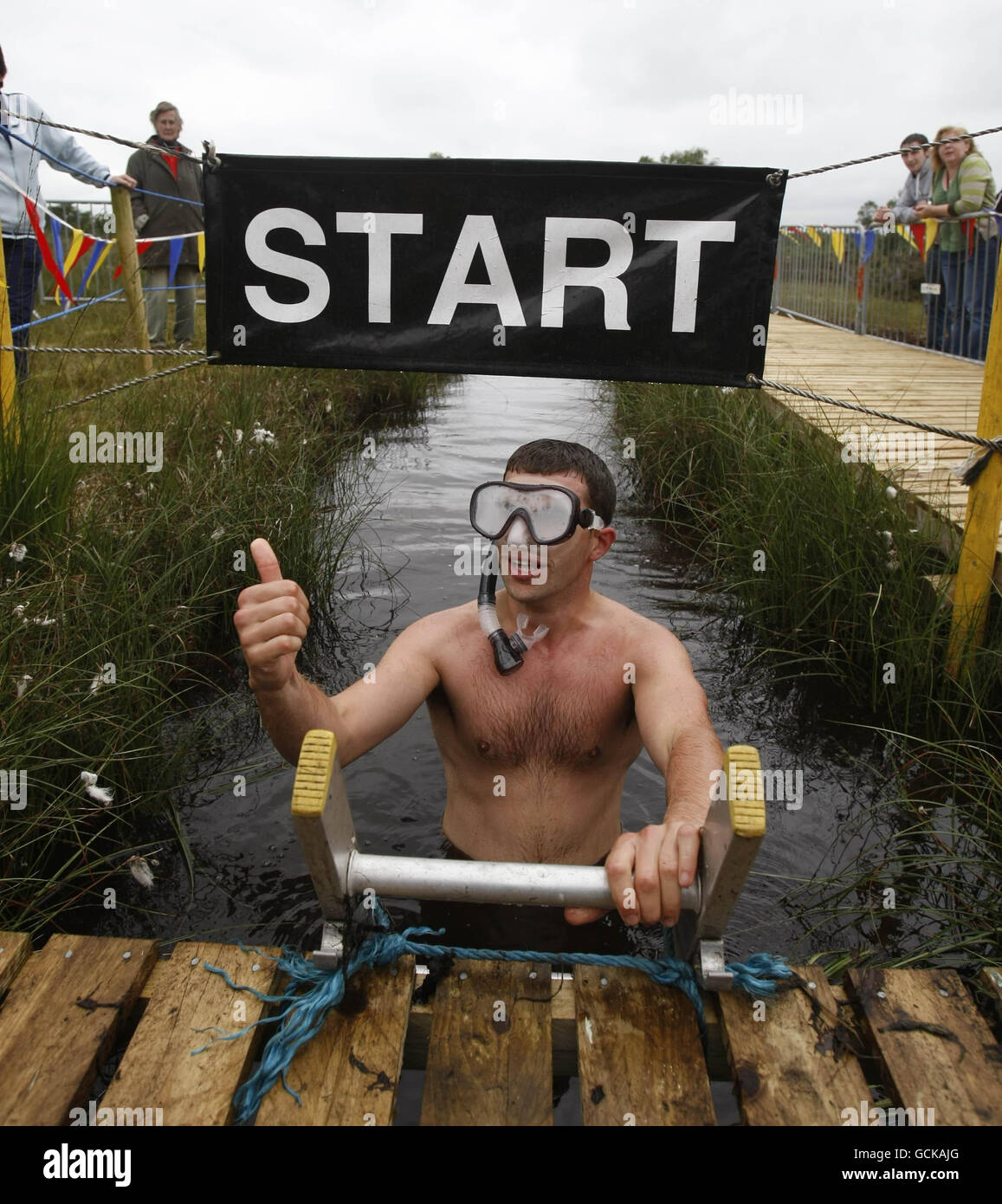 Northern Ireland Bog Snorkelling Championships Stock Photo - Alamy