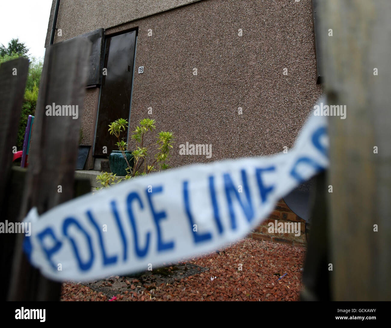 A general view of the scene following an attack on Lisa Whyte, 32, at ...
