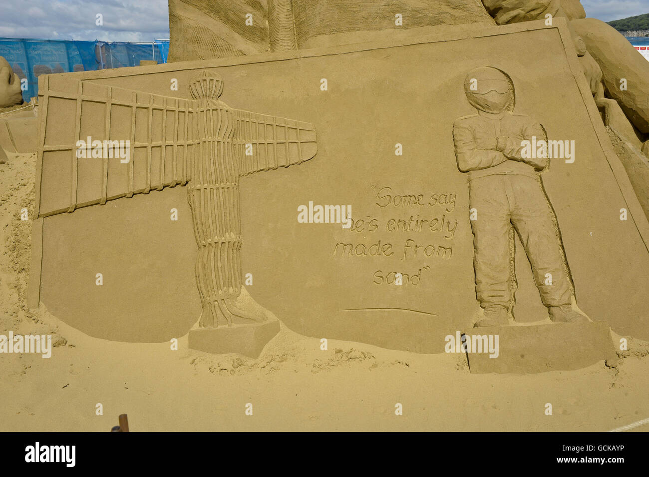 Sand angel sculpture hi-res stock photography and images - Alamy