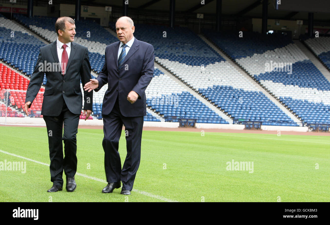 New Scottish Chief Executive Stewart Regan with Scottish FA President ...