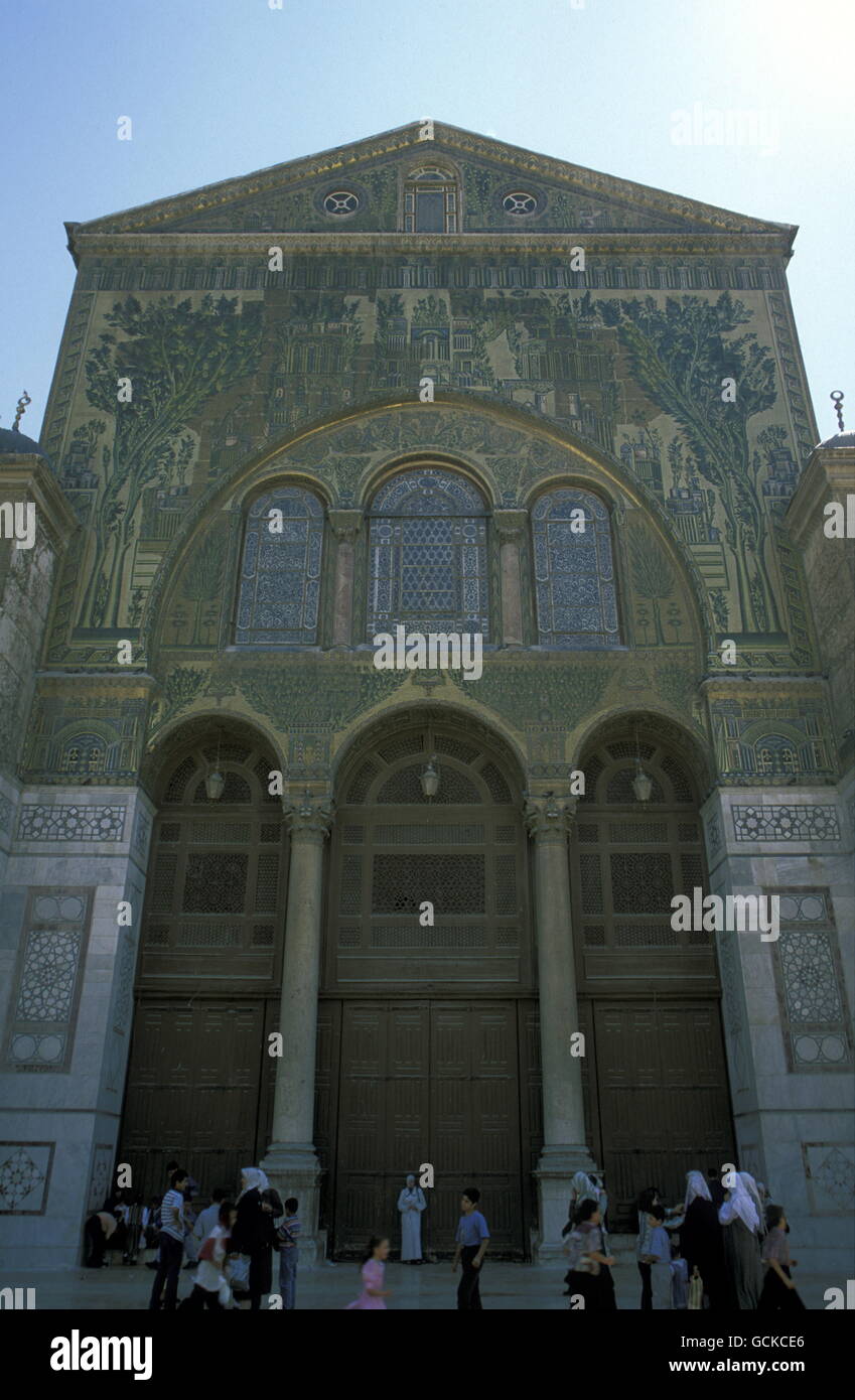 the Umayyad Mosque in the city of Damaskus in Syria in the middle east ...