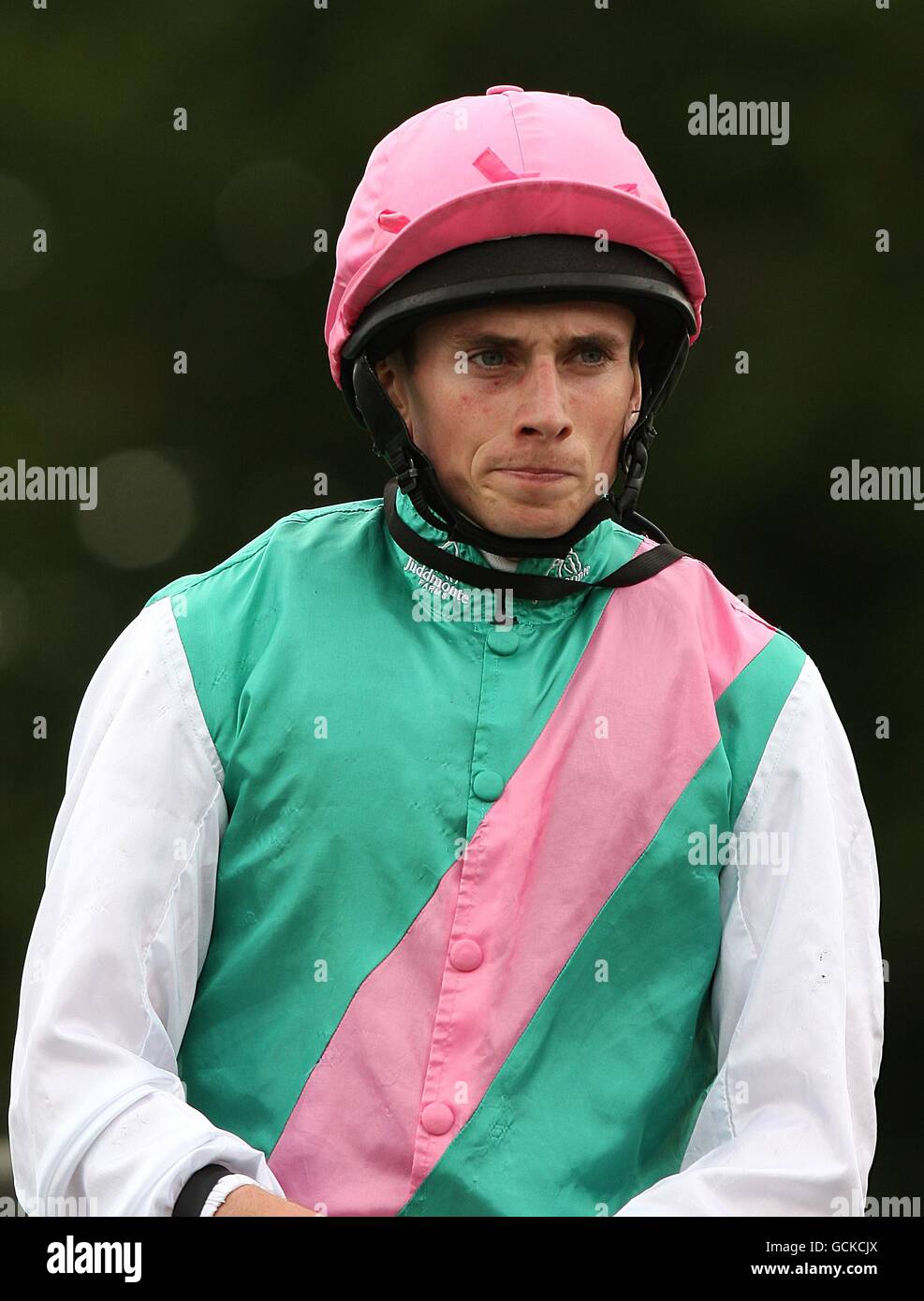 Jockey Ryan Moore after winning the Racing UK Handicap during day two ...