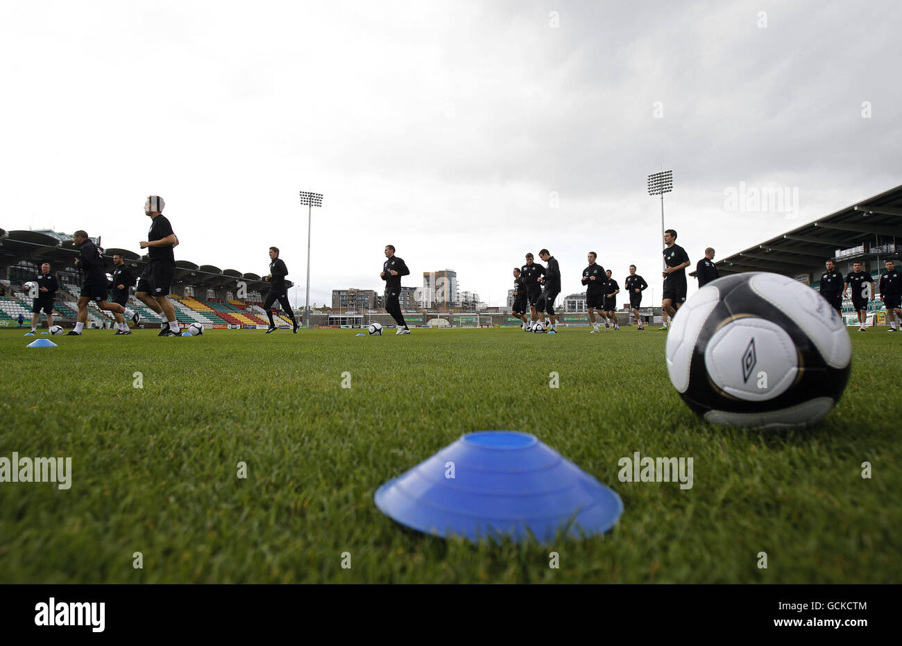 Soccer shamrock general view gv mangdm hi-res stock photography and ...