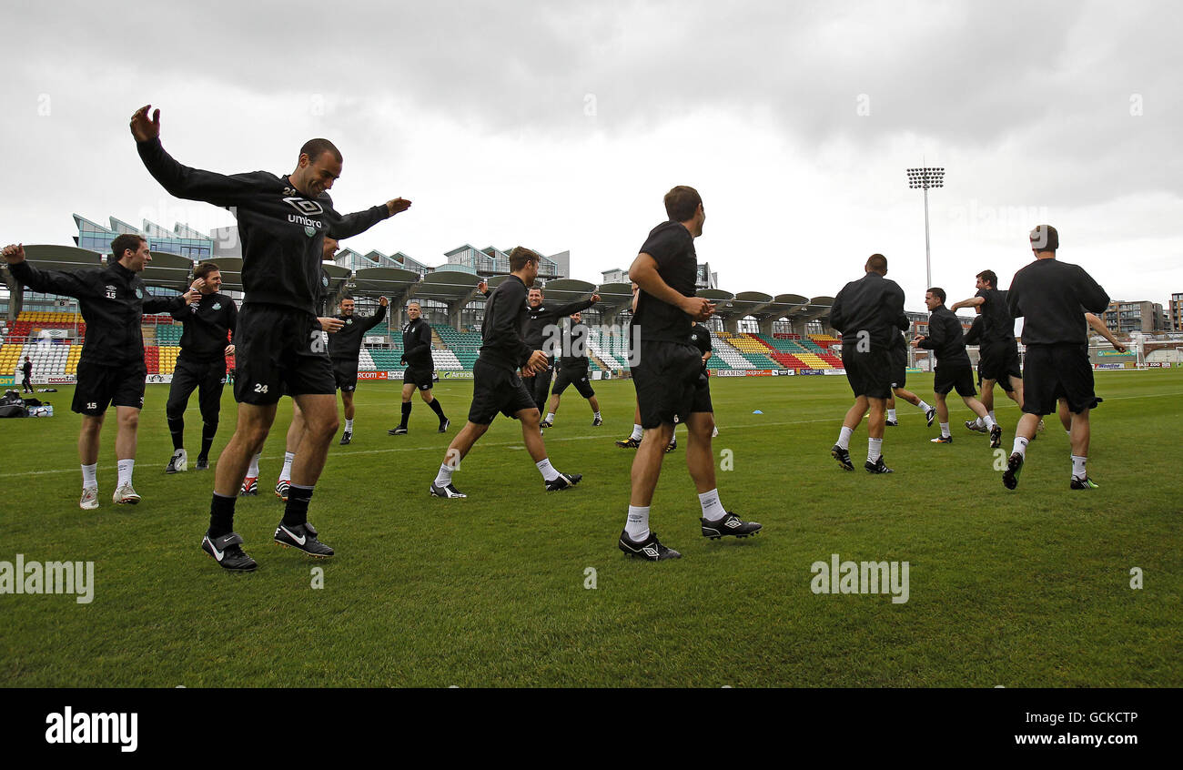 Soccer shamrock general view gv mangdm hi-res stock photography and ...