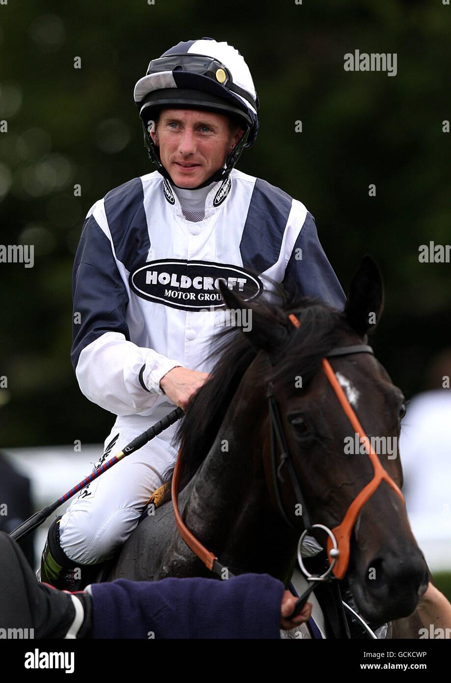 Jockey Paul Hanagan after winning the Markel International Maiden ...