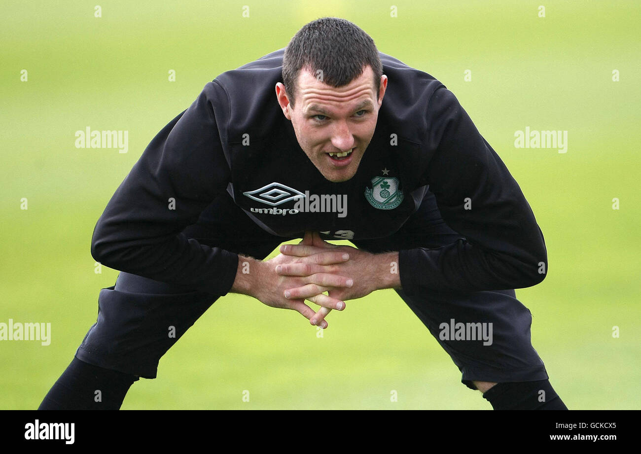 Shamrock rovers pat flynn during training session at tallaght stadium ...