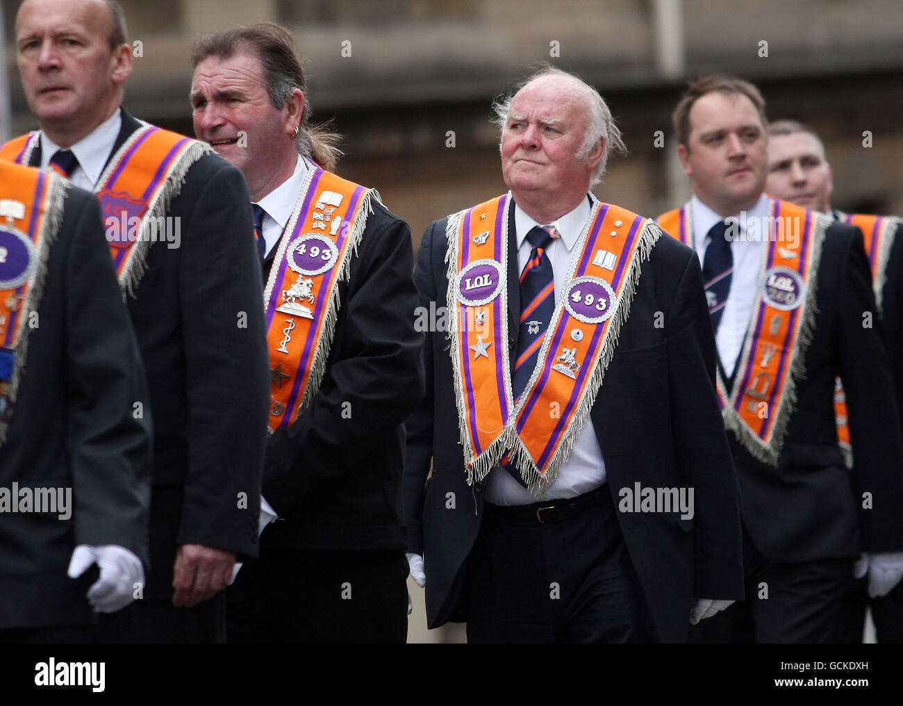 Orange Order parade Stock Photo - Alamy