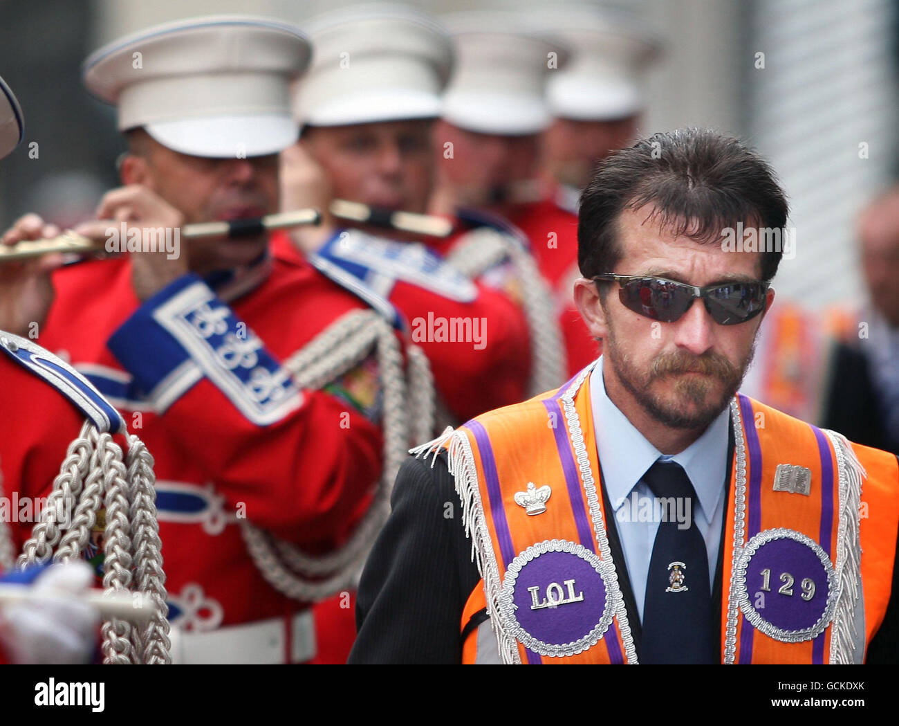 Orange Order parade Stock Photo - Alamy