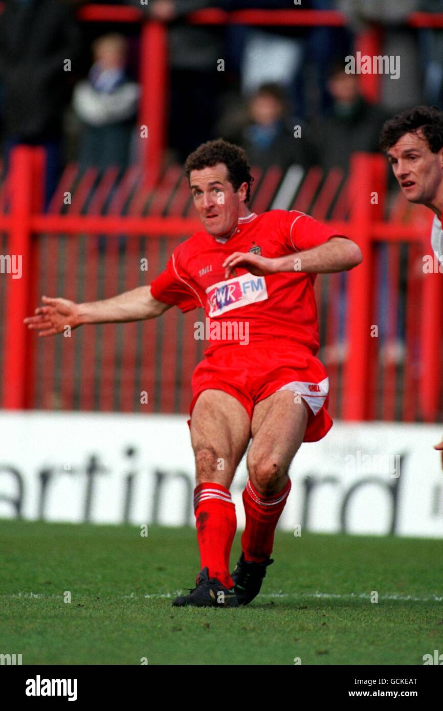 FOOTBALL. STEVE WHITE. SWINDON. ACTION Stock Photo - Alamy