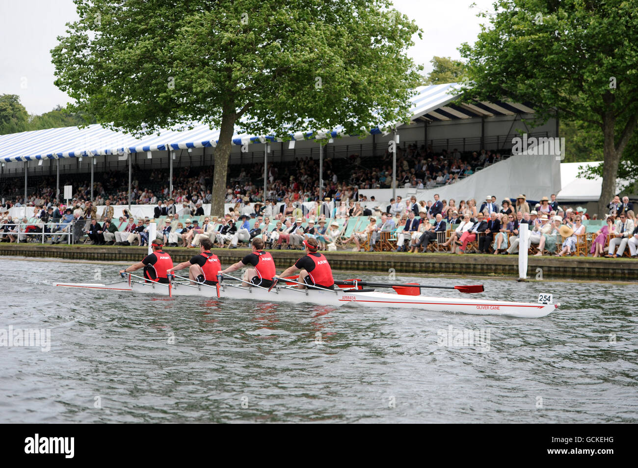 Army Rowing Club in action during the Henley Royal Reggatta at Henley ...