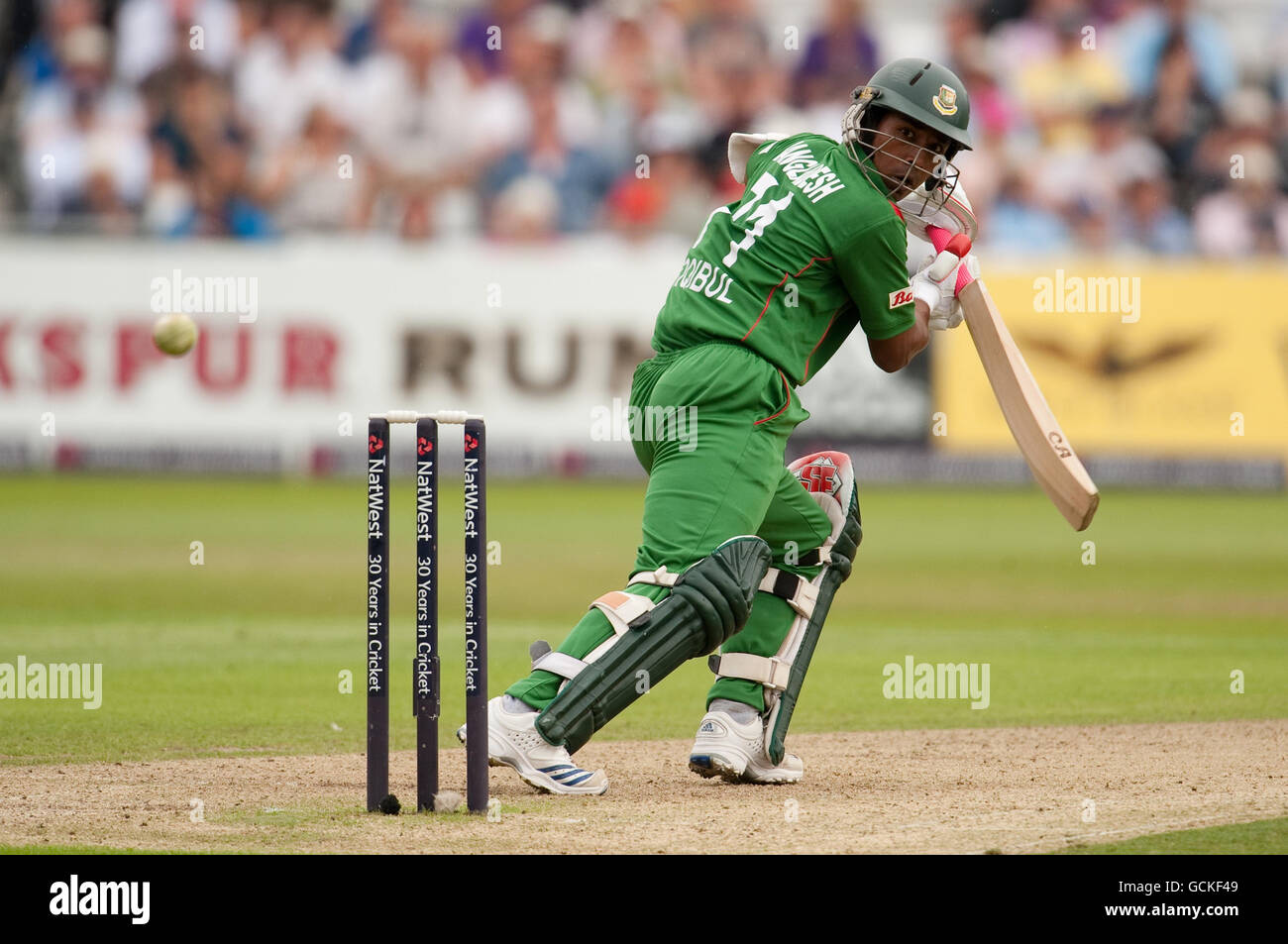 Bangladeshs raqibul hasan bats first one day international trent bridge ...