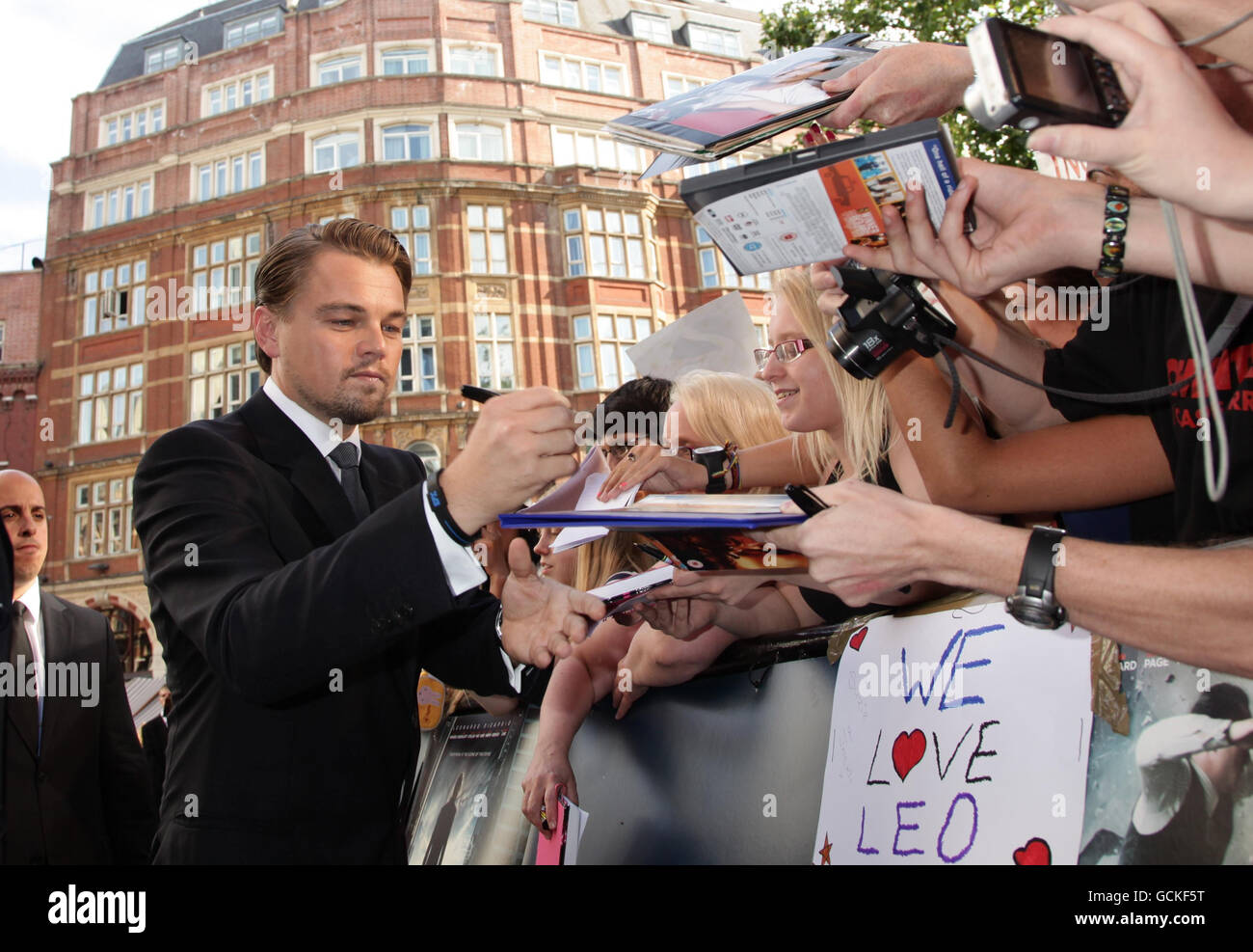 Inception World Premiere - London Stock Photo - Alamy