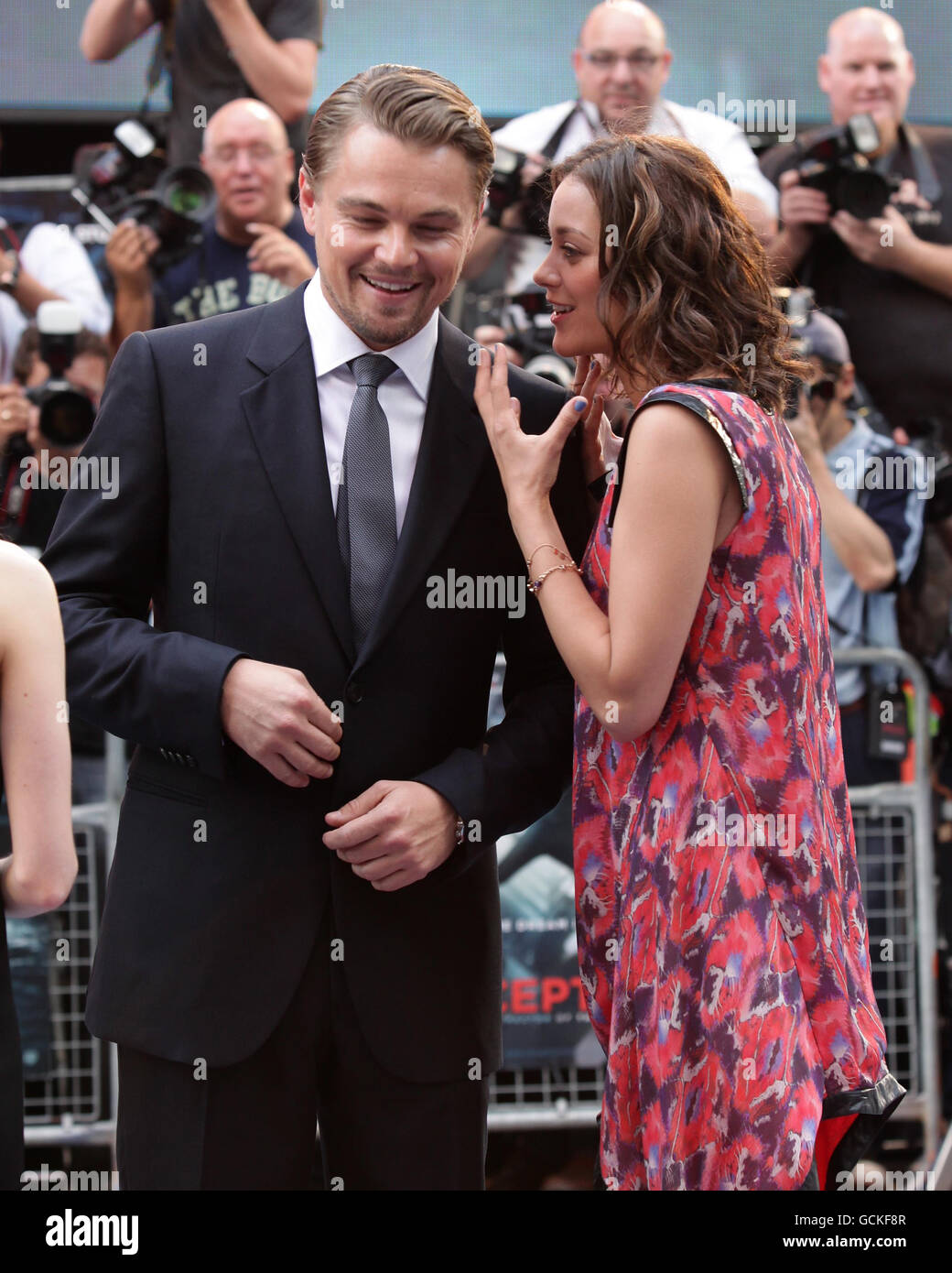 Leonardo dicaprio marion cotillard arrive world premiere inception hi ...