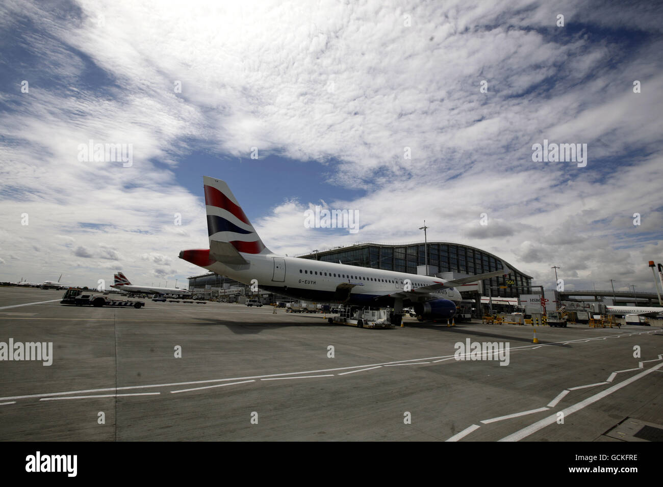 Stock - Heathrow Airport - Terminal Five. Terminal 5 at Heathrow ...