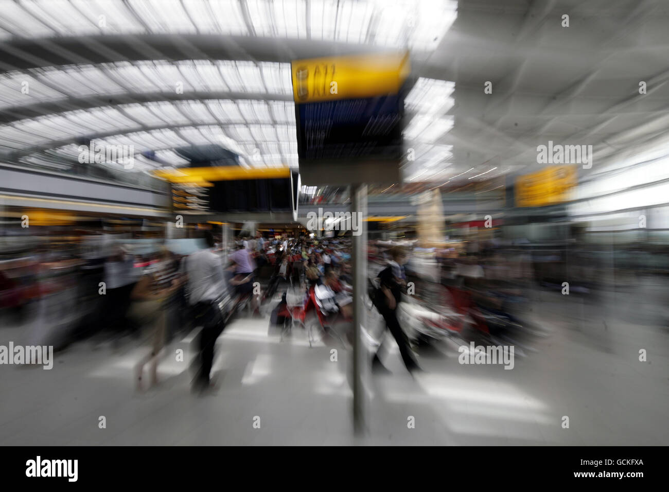 Stock - Heathrow Airport - Terminal Five. Terminal 5 at Heathrow ...