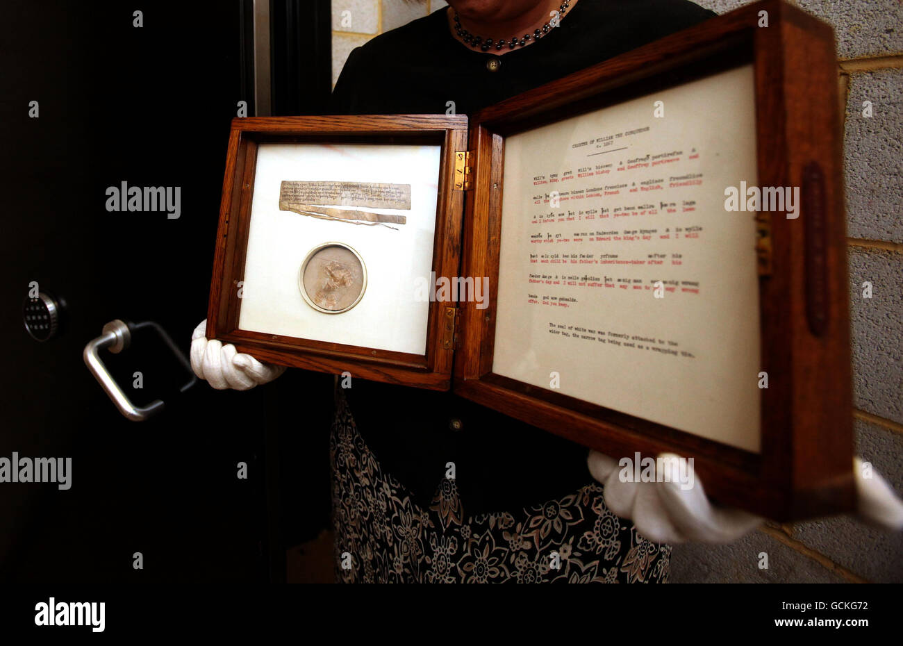 The charter of King William I, a rare surviving example of documents ...