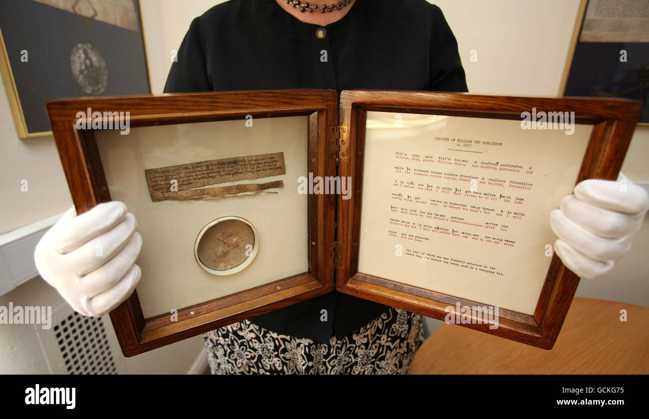 The charter of King William I, a rare surviving example of documents ...