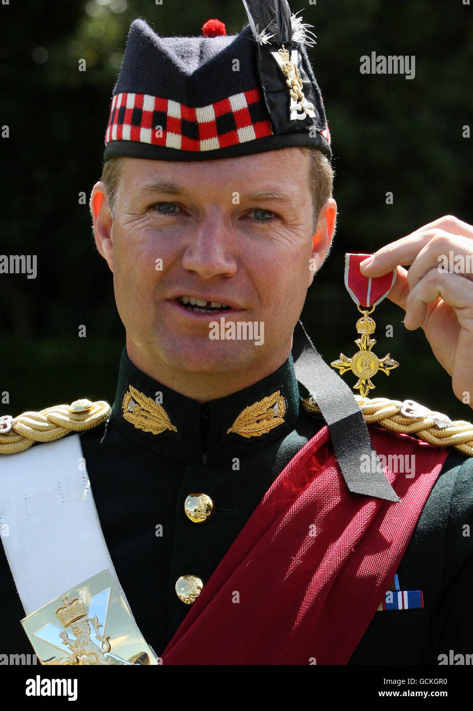 Lieutenant Colonel Stephen Cartwright of The Royal Regiment of Scotland ...