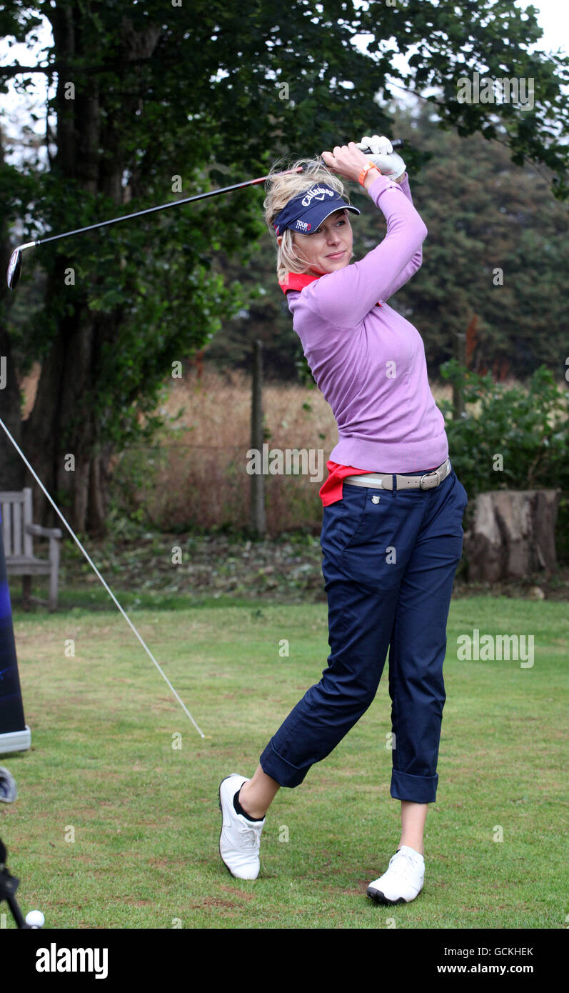 Diana Stewart plays in the Leuka Mini Masters golf tournament at Dukes ...