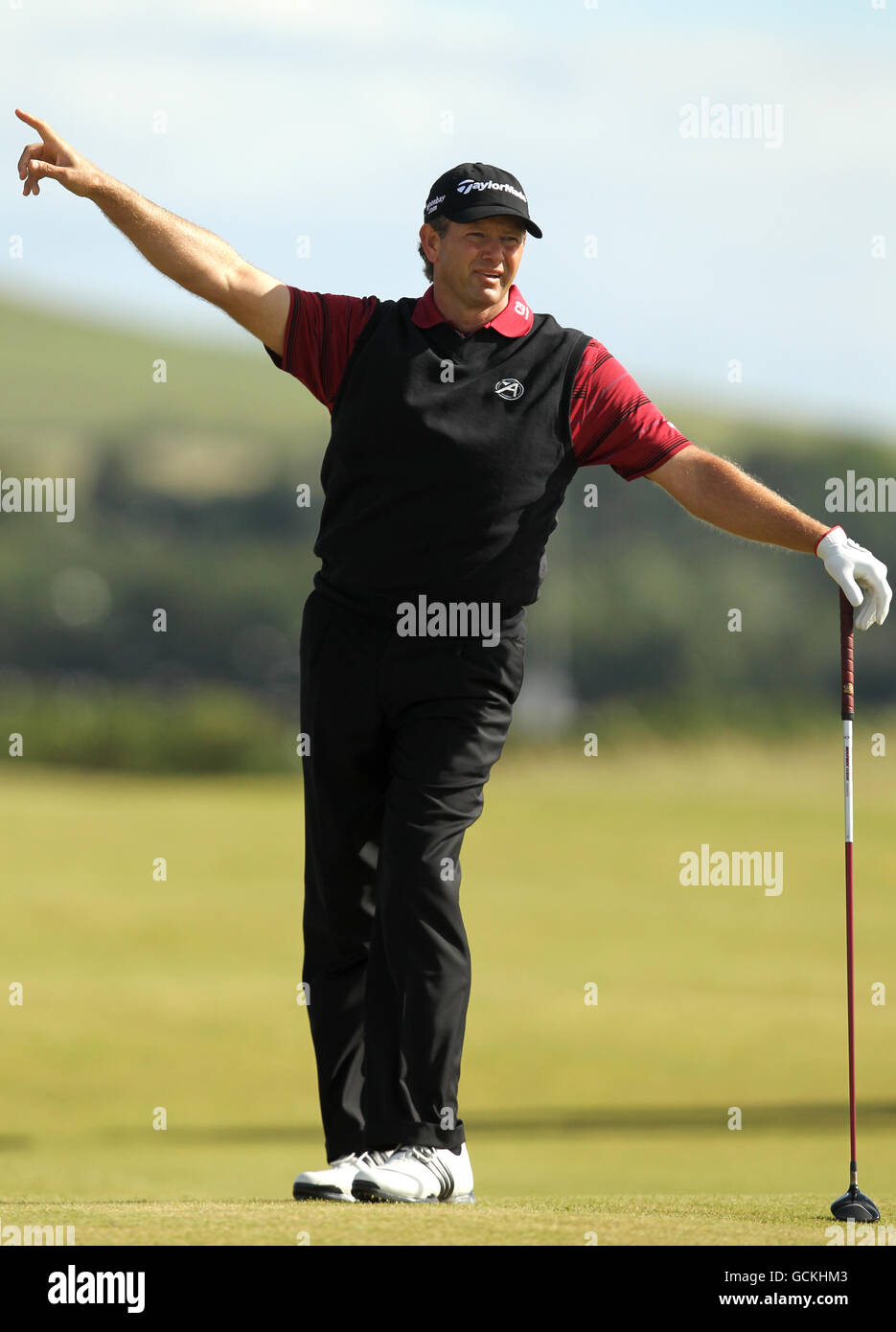South Africa's Retief Goosen during round three of The Open ...