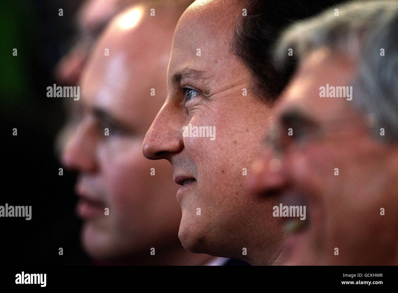 Cameron visits Liverpool Stock Photo - Alamy
