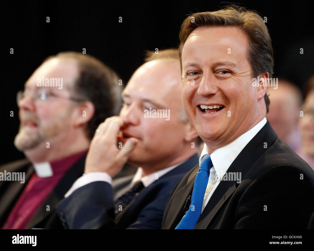 Prime Minister David Cameron after he addressed guests at the Creative ...