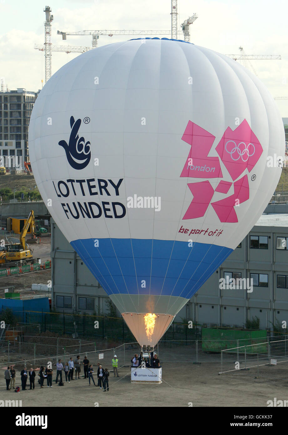 Olympic hot air balloon tour Stock Photo - Alamy
