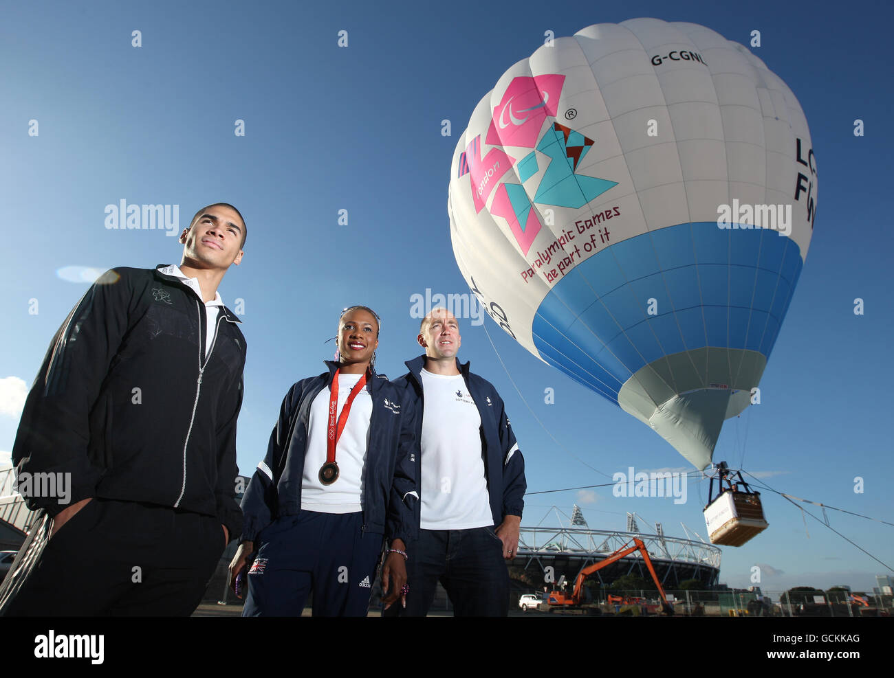 Olympic hot air balloon tour Stock Photo - Alamy