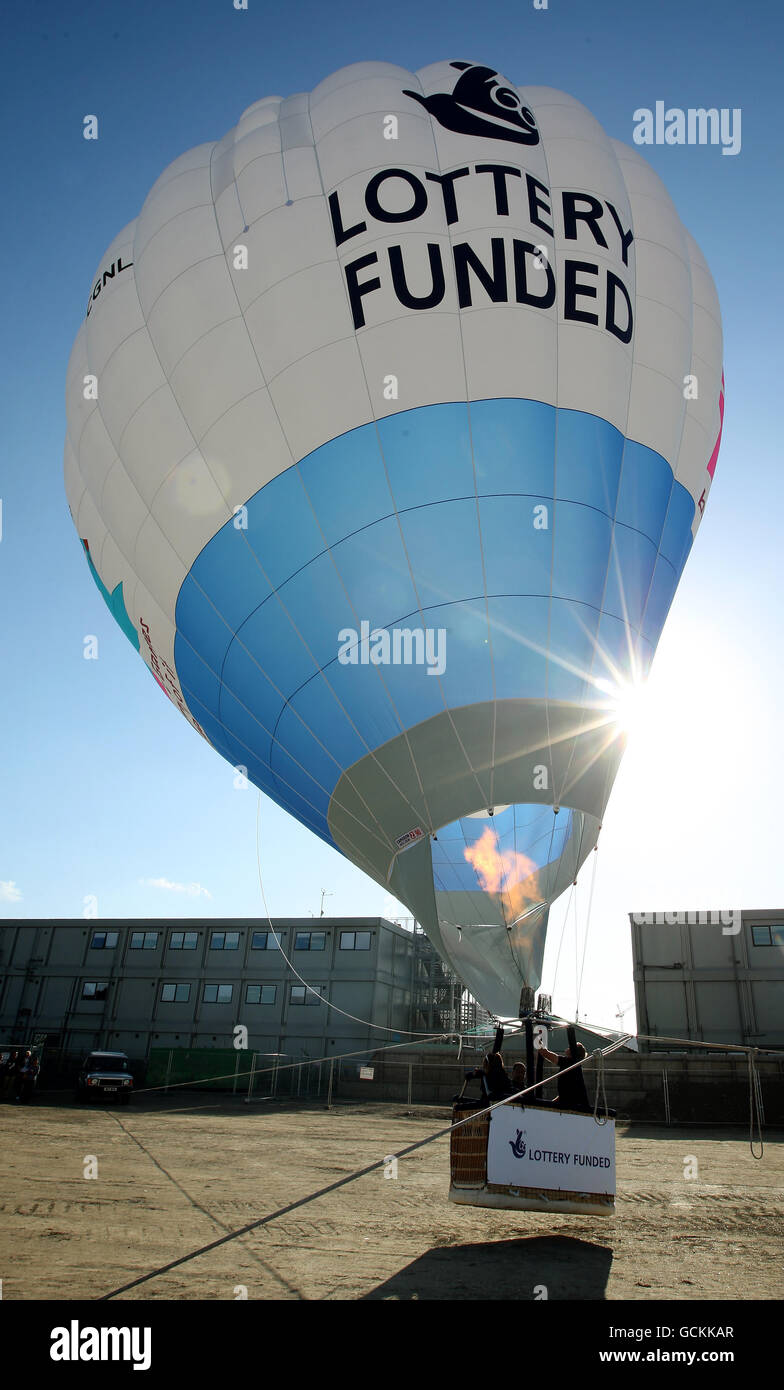 Olympic hot air balloon tour. The National Lottery London 2012 Games ...