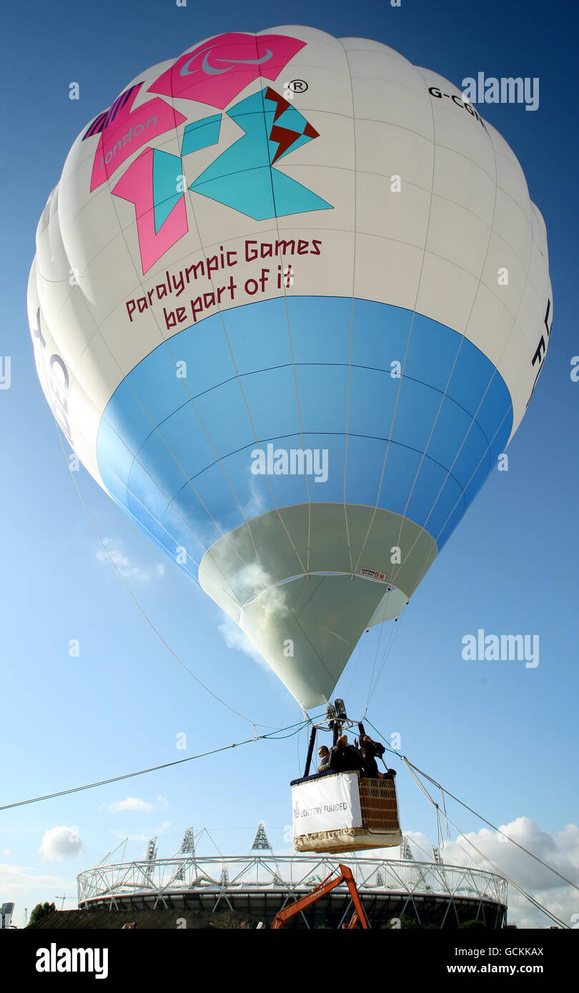 Olympic hot air balloon tour Stock Photo - Alamy