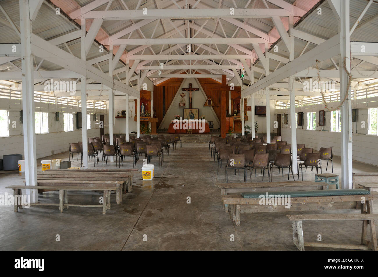 Church at Vietnam Village, Batam Island, Indonesia Stock Photo - Alamy
