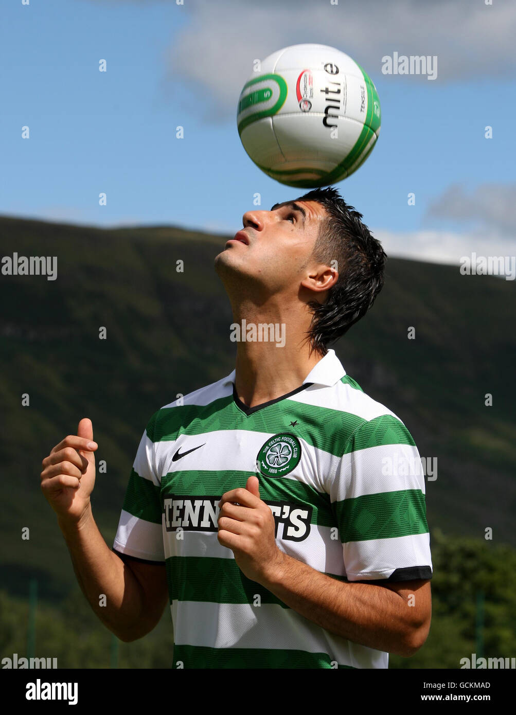 New celtic signing beram kayal unveiled photocall training ground hi ...