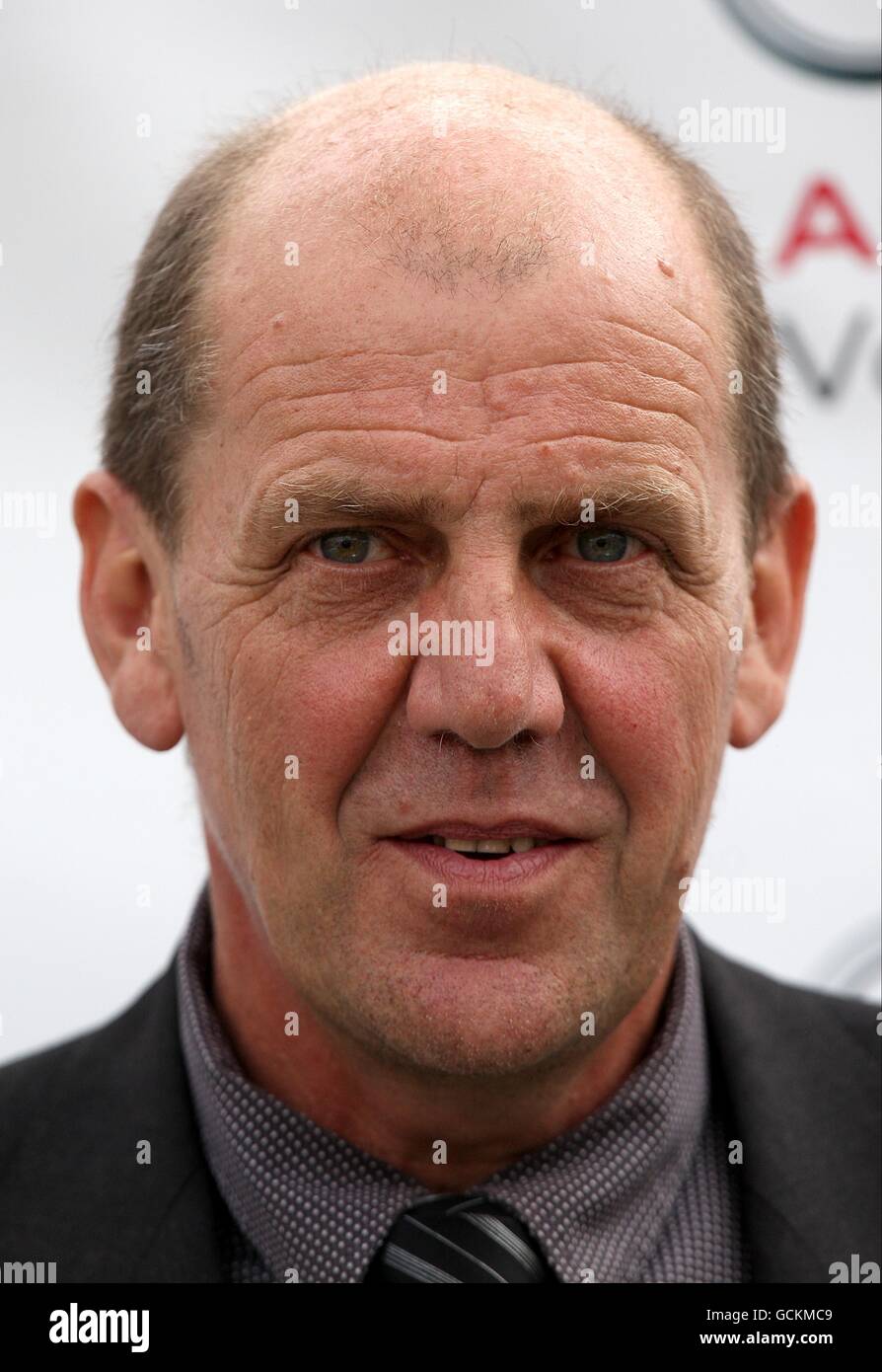 Trainer Robin Bastiman after winning the Audi King George Stakes with ...