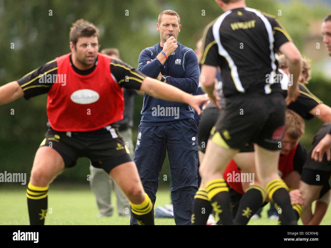 Scotland's Graham Steadman during the SRU Coach Development Day at ...