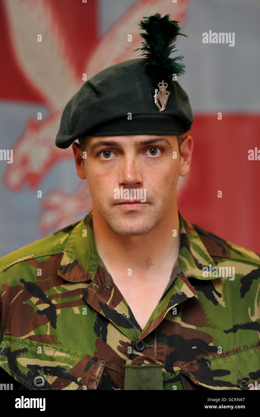 The Royal Irish Regiment Stock Photo - Alamy