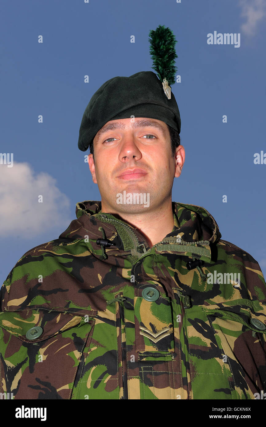 Corporal Aran Rushe at Clive Barracks, Ternhill, Shropshire Stock Photo ...
