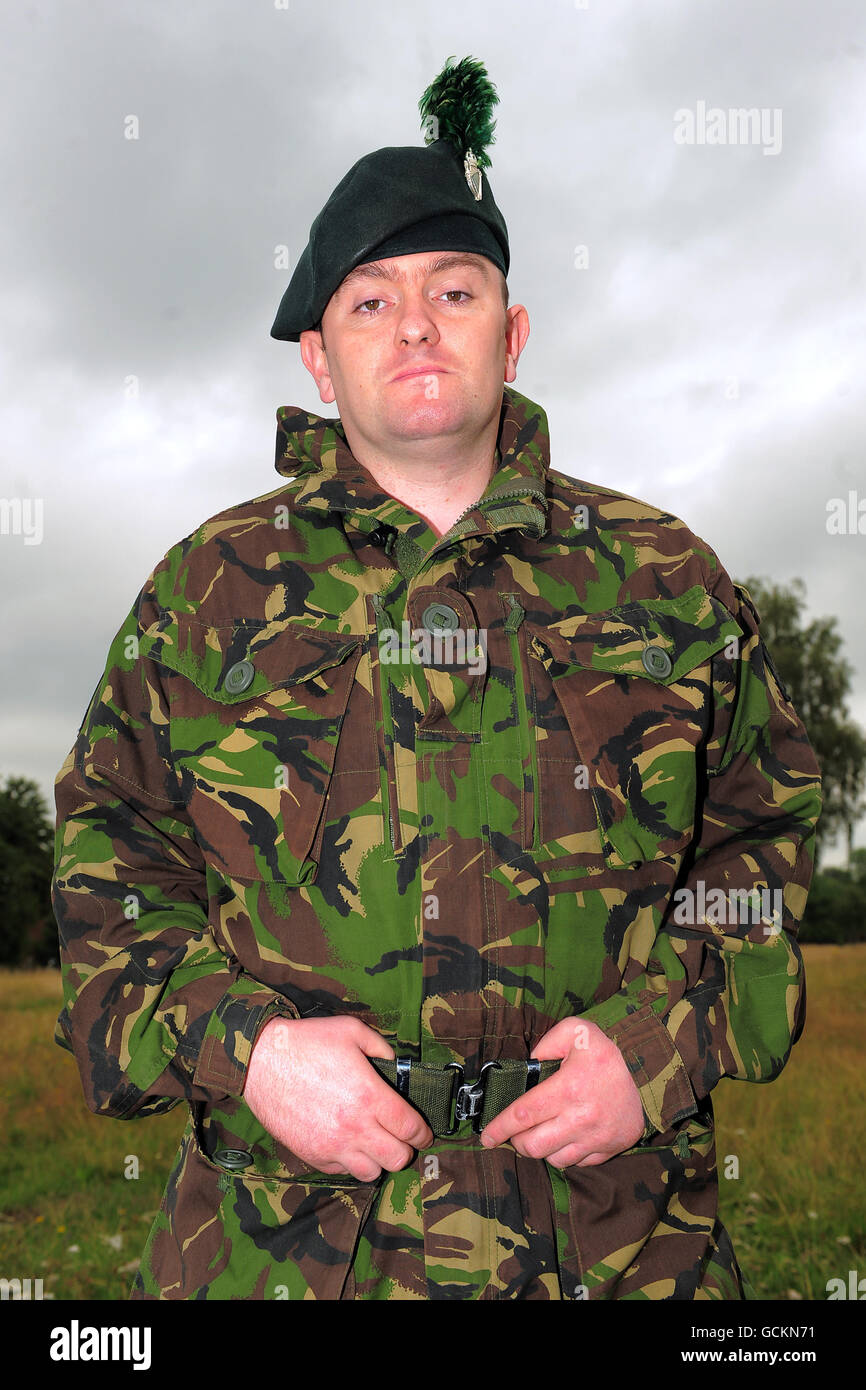 The Royal Irish Regiment Stock Photo - Alamy