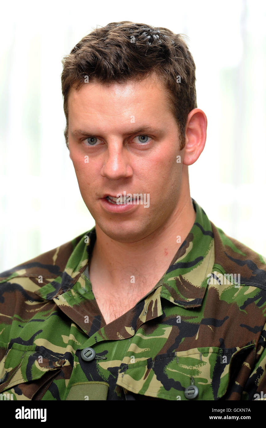 Sergeant Mark Hanthorne at Clive Barracks, Ternhill, Shropshire Stock ...