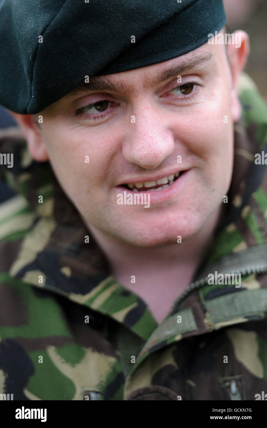 The Royal Irish Regiment Stock Photo - Alamy