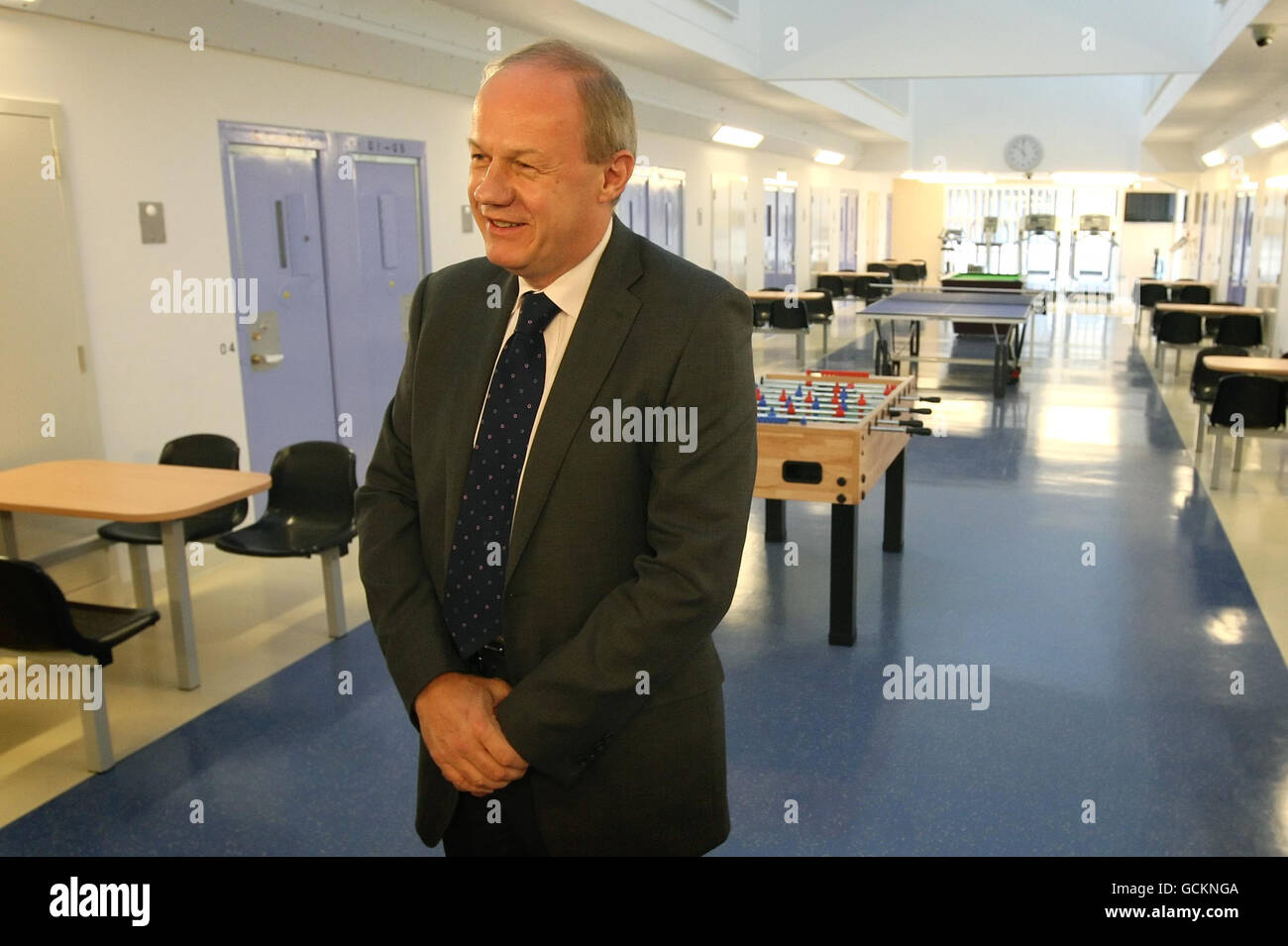 During tour of new wings of harmondsworth immigration removal centre hi ...