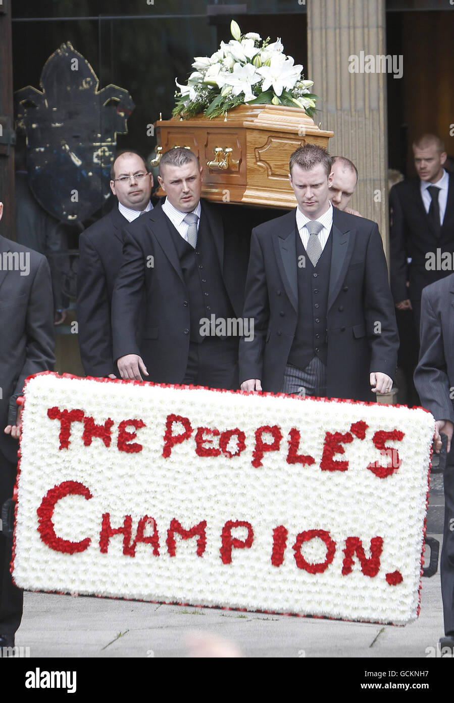 After the funeral service of alex higgins hi-res stock photography and ...