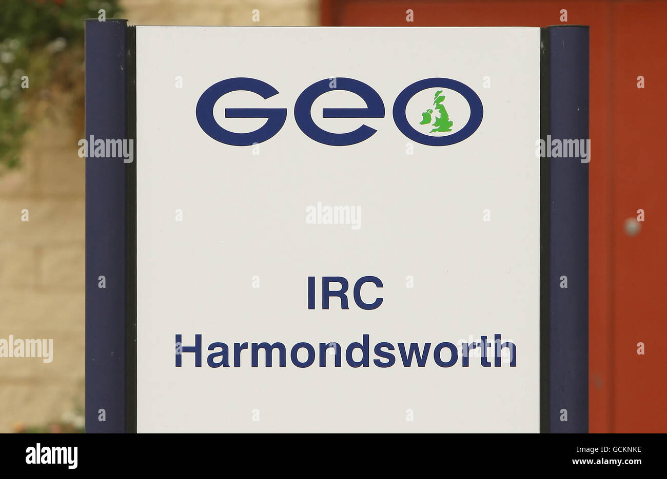 General view of Harmondsworth Immigration Removal Centre, in West ...