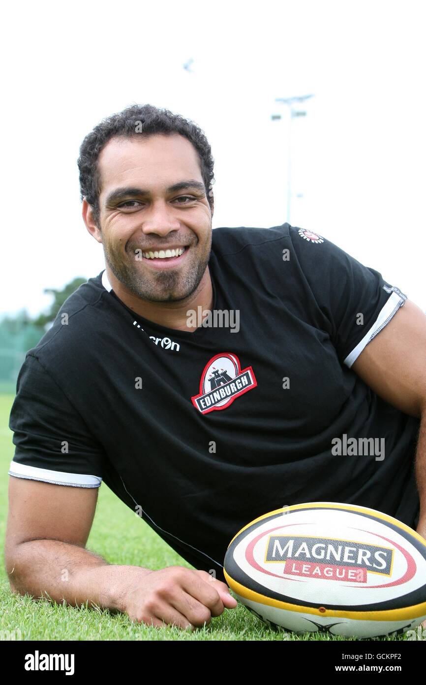 Rugby Union - Edinburgh's Esteban Lozada and Netani Talei Photocall ...