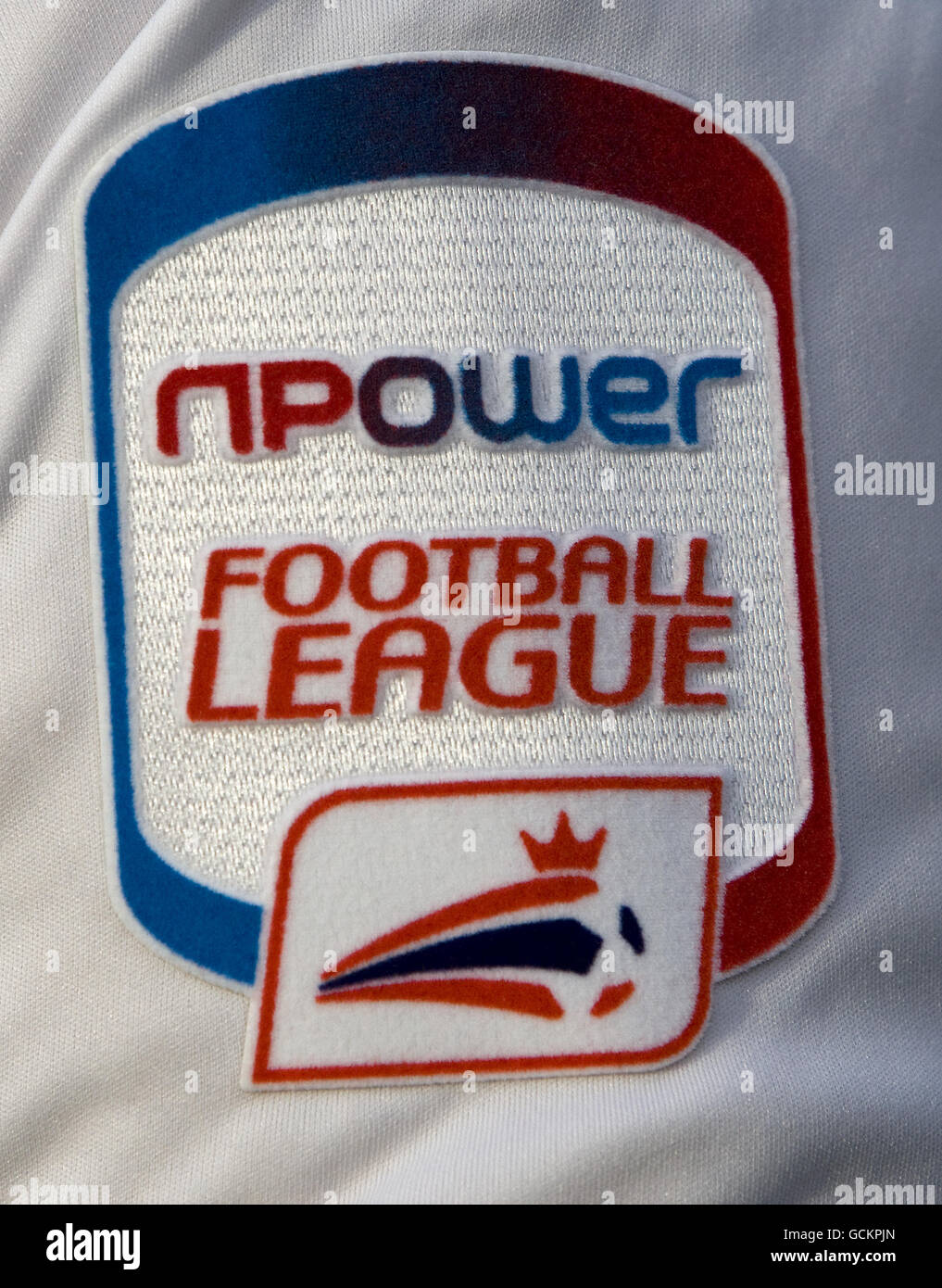 A general view of a npower football league logo hi-res stock ...