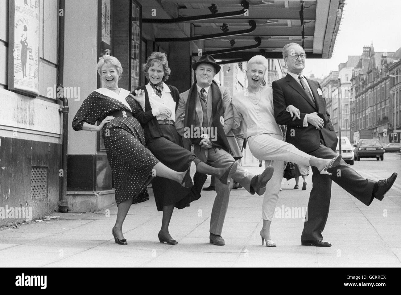 From left, Lesley Duff, Virginia McKenna, Robert Hardy, Toni Palmer and ...